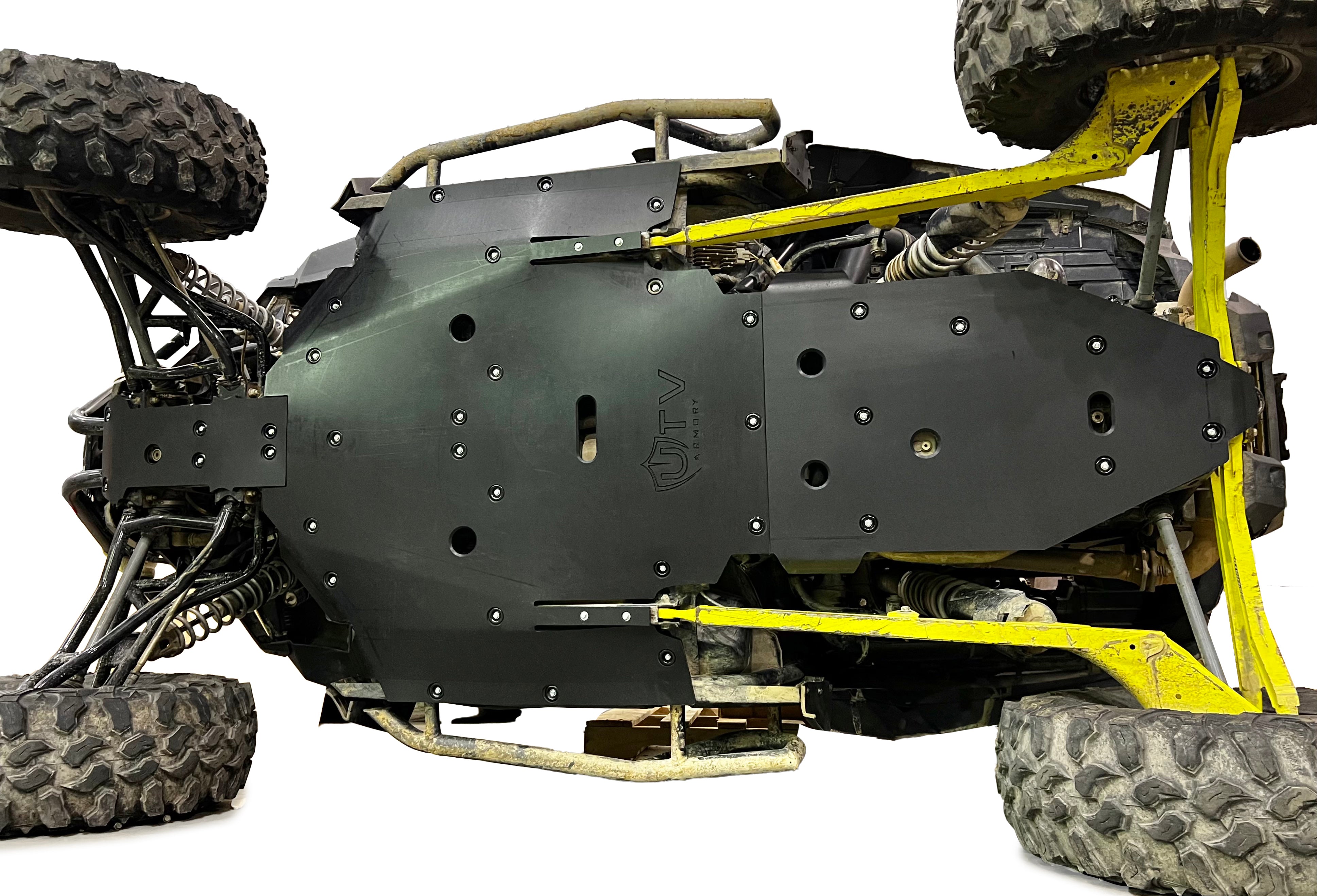 Polaris RZR XP Turbo S Skid Plate | 1/2" UHMW – UTV Armory
